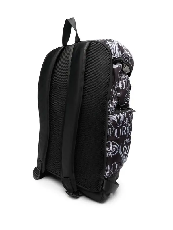 Versace Baroque Logo-print Backpack