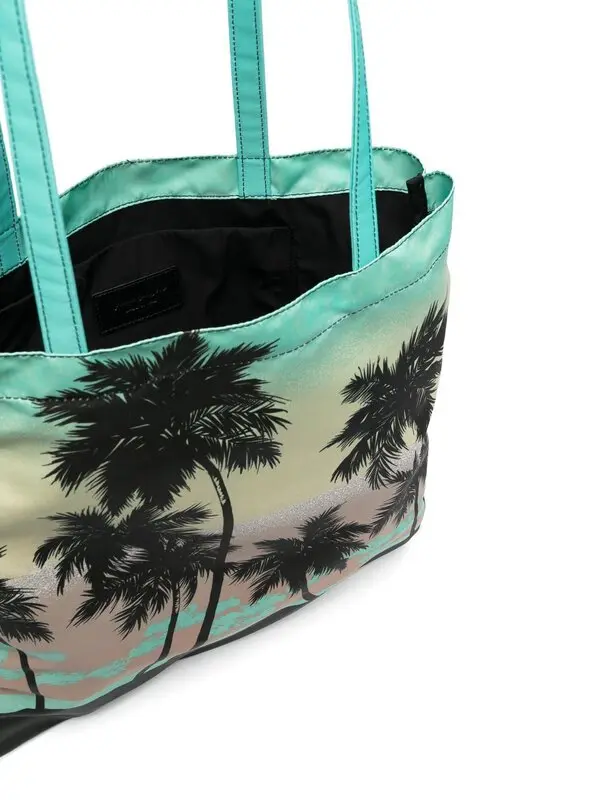 Palm Angels Palm Tree-print Tote Bag