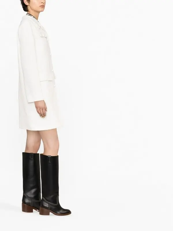 P.a.r.o.s.h Matelassé Single-breasted Coat