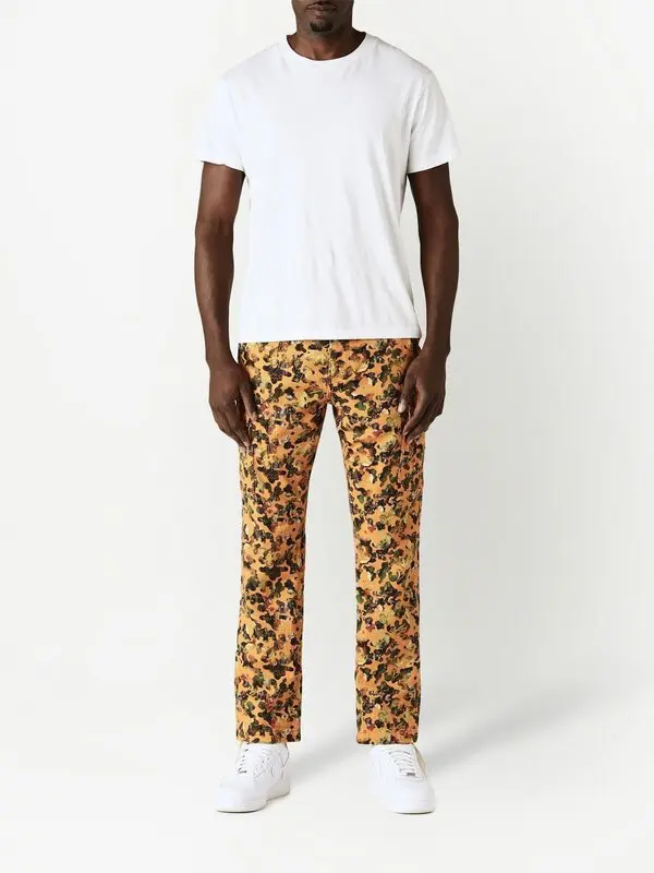 PURPLE BRAND Graphic-print Cargo Trousers