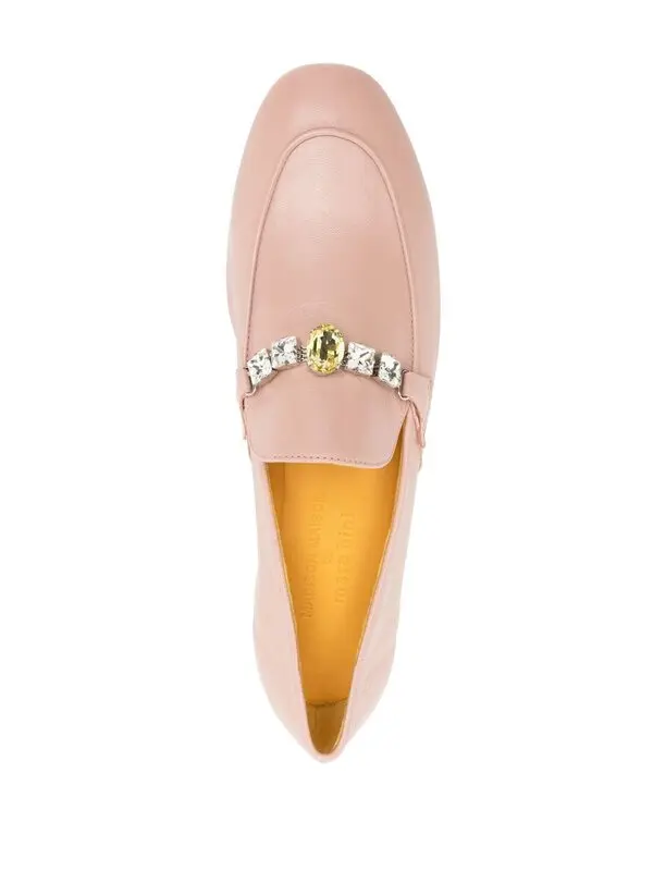 MADISON MAISON Crystal-embellished Loafers
