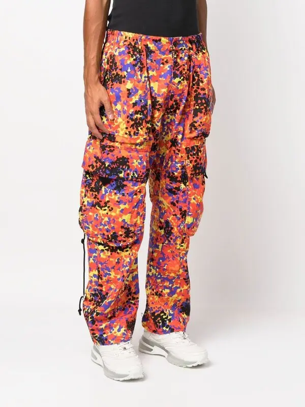 Dsquared2 Abstract-print Cargo Trousers