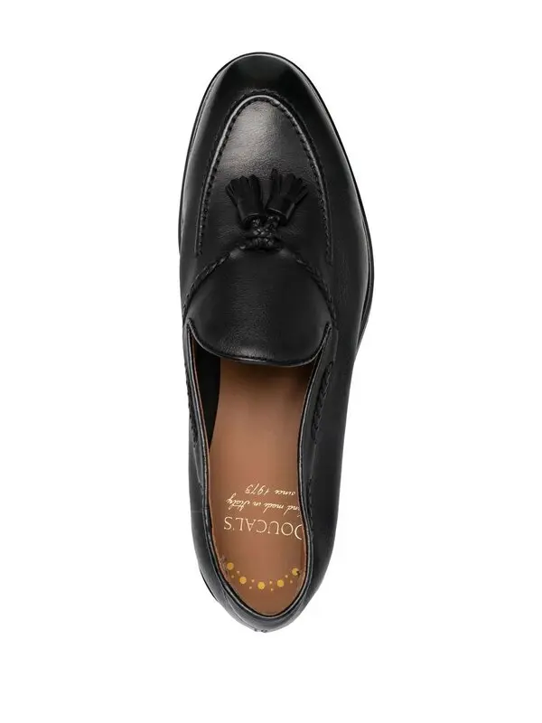 DOUCAL'S Tassel-trim Loafers - Black