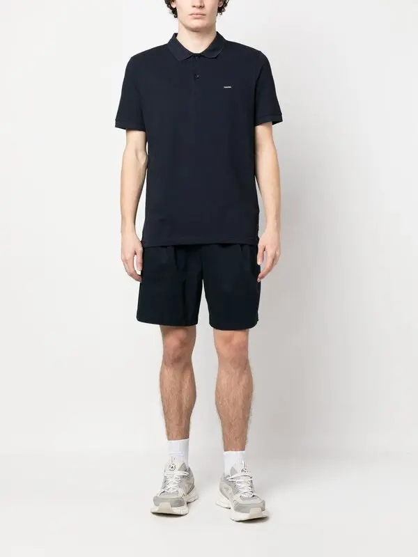 Calvin Klein Logo-patch Polo Shirt