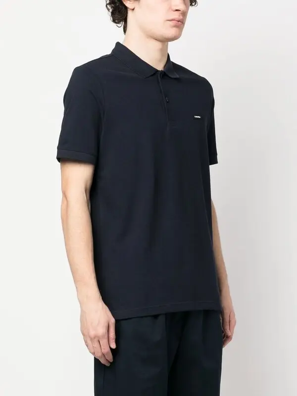 Calvin Klein Logo-patch Polo Shirt