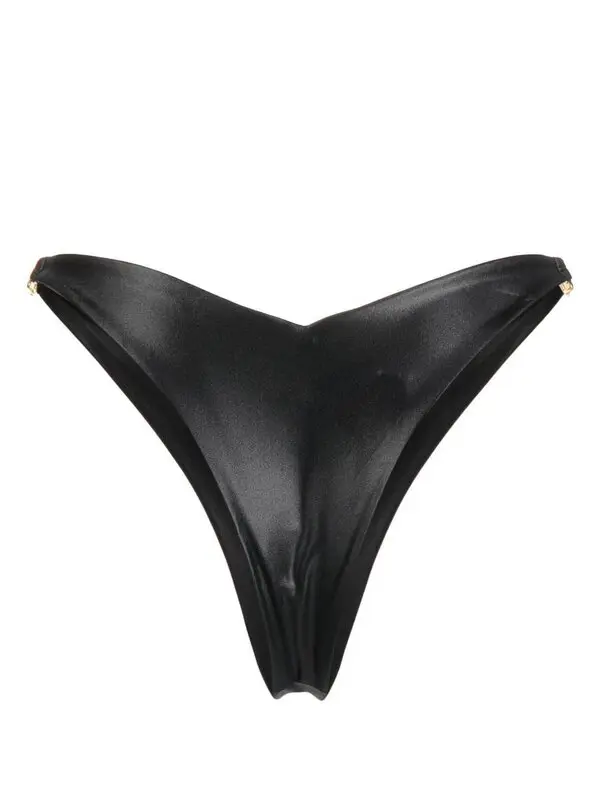 Gcds Logo-hardware Bikini Bottom - Black