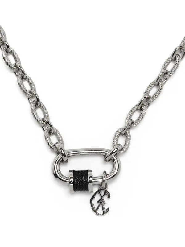 CHARRIOL Forever Lock Cable-link Necklace - Silver