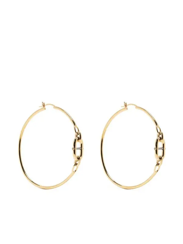 CHARRIOL St Tropez Mariner Chain-detail Hoop Earrings - Gold