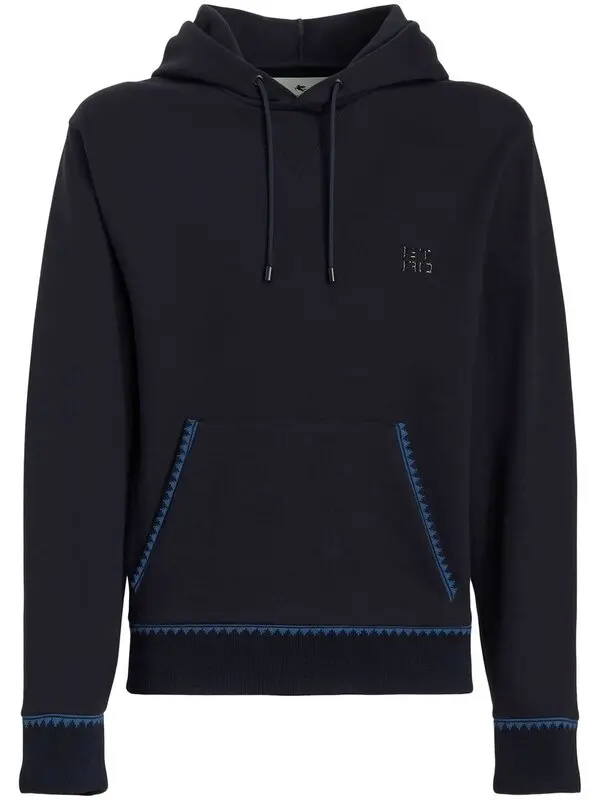 Etro Logo-patch Pullover Hoodie