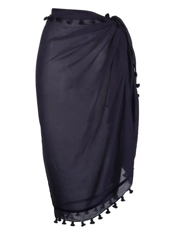 Melissa Odabash Pareo Sarong Skirt - Blue