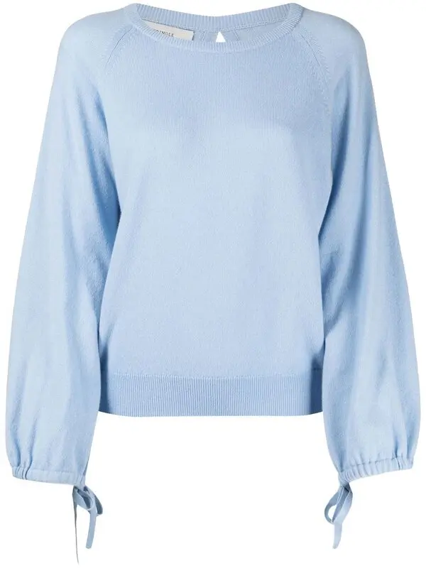 Pringle Of Scotland Round Neck Cashmere Jumper - Blue
