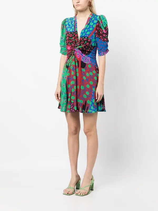 Rhode Graphic-print Mini Dress