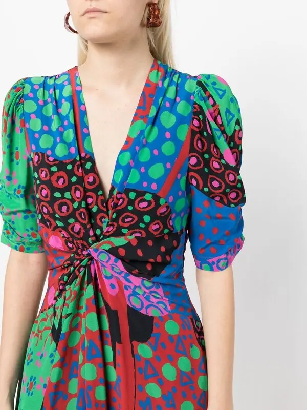 Rhode Graphic-print Mini Dress