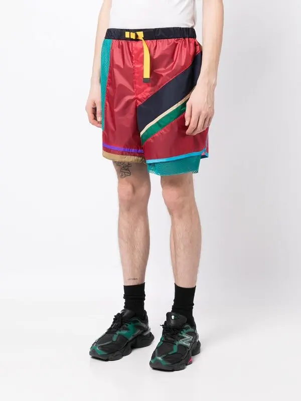 Kolor Panelled Sports Shorts