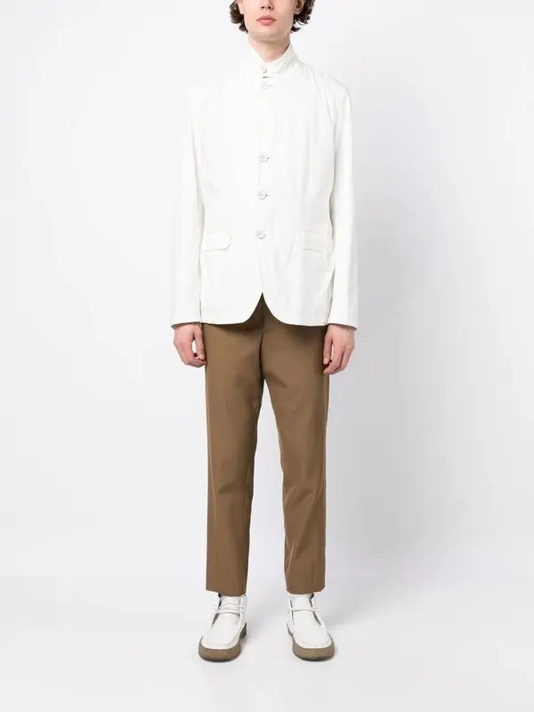 Herno Button-front High Neck Jacket