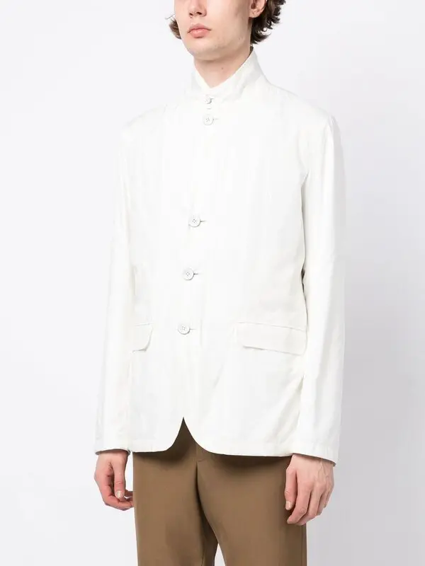Herno Button-front High Neck Jacket