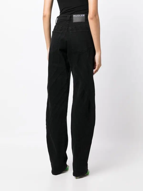 MUGLER Spiral-seam Trousers