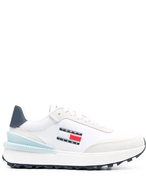 Tommy Hilfiger Logo-plaque Low-top Sneakers - White