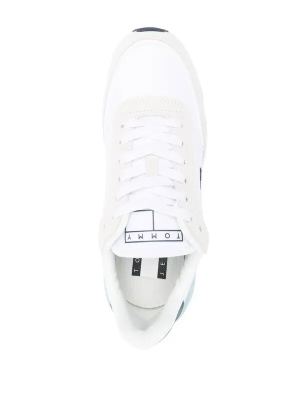 Tommy Hilfiger Logo-plaque Low-top Sneakers - White