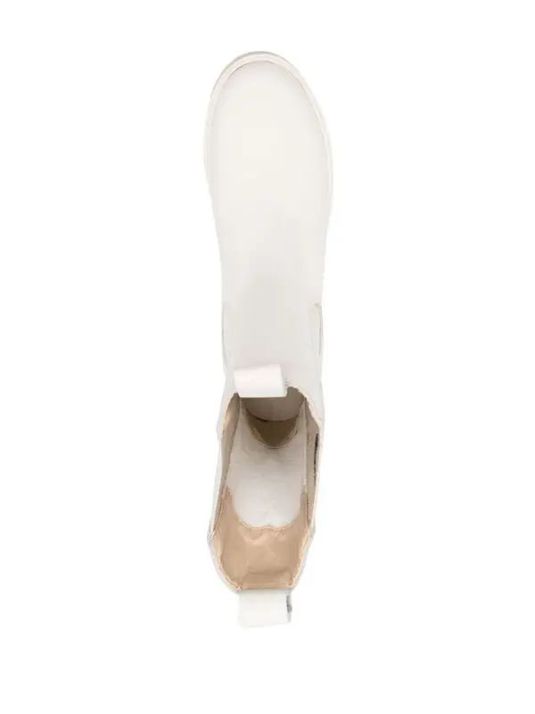 Tommy Hilfiger Leather Chelsea Boots - Neutrals