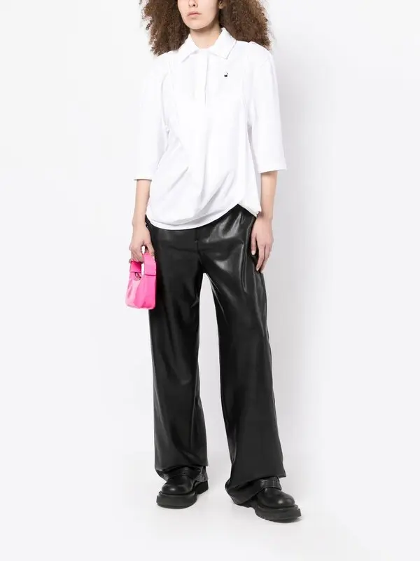 PUSHBUTTON Layered Half-sleeve Shirt