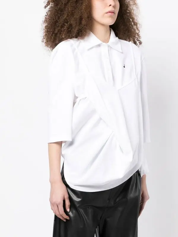 PUSHBUTTON Layered Half-sleeve Shirt