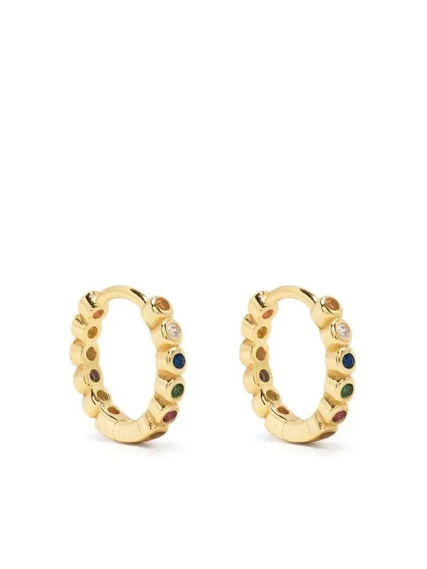 HZMER JEWELLERY Zein -plated Hoop Earrings - Gold