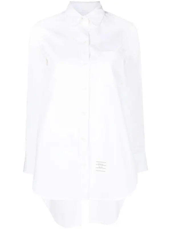 Thom Browne Cross-strap Belted Waist Shirt