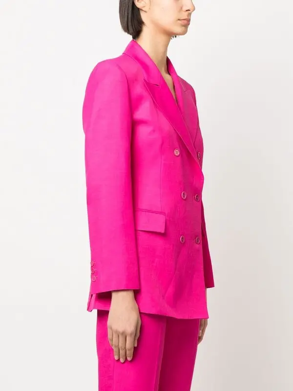 P.a.r.o.s.h Double-breasted Blazer - Pink
