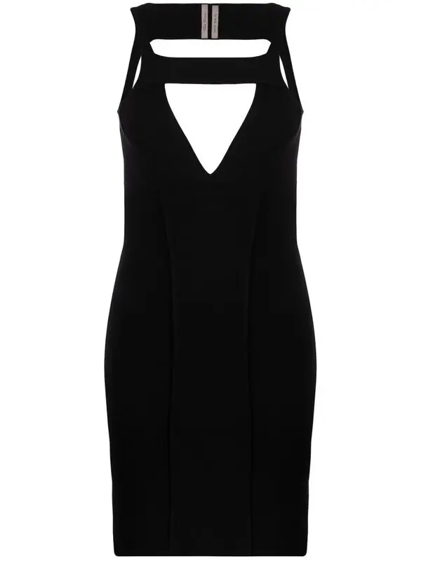 Rick Owens Sling Cut-out Minidress