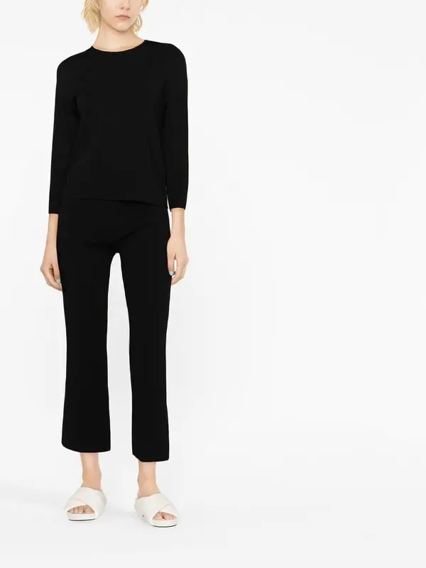 Theory Flared Knit Trousers
