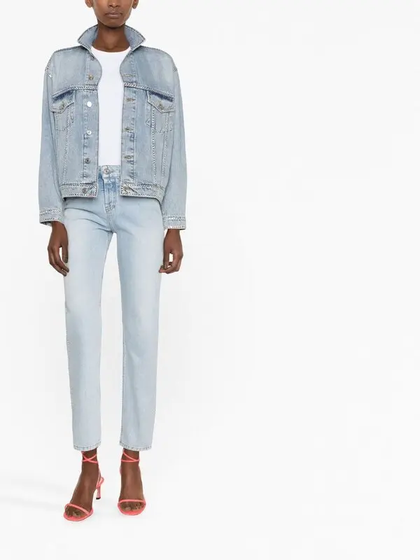 Alexandre Vauthier Slim-fit Straight Jeans - Blue