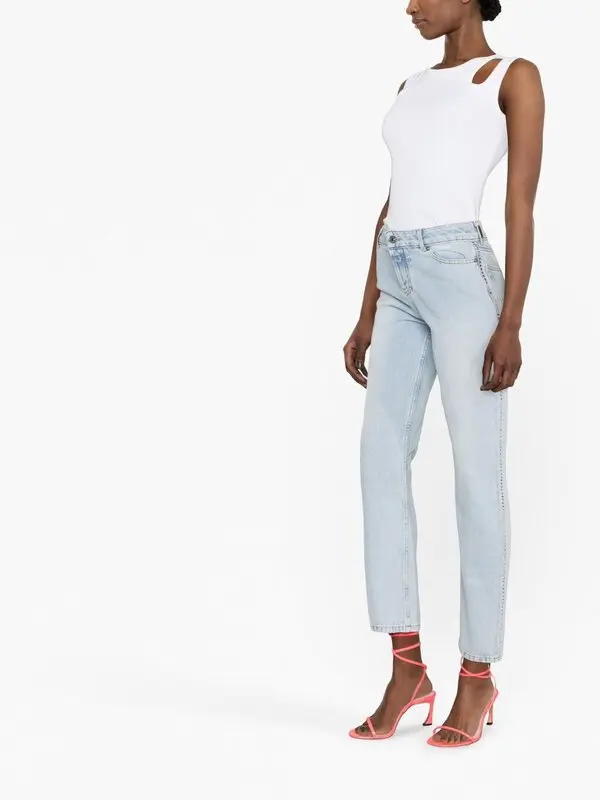 Alexandre Vauthier Slim-fit Straight Jeans - Blue