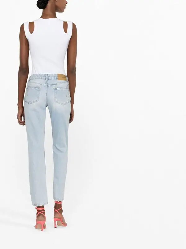 Alexandre Vauthier Slim-fit Straight Jeans - Blue