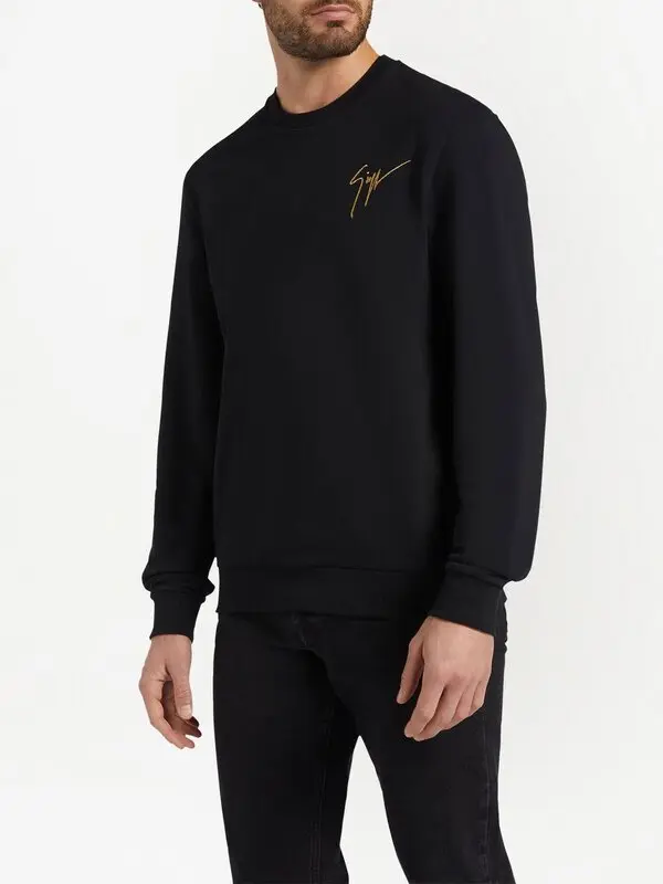 GIUSEPPE ZANOTTI Dragon Crystal Sweatshirt