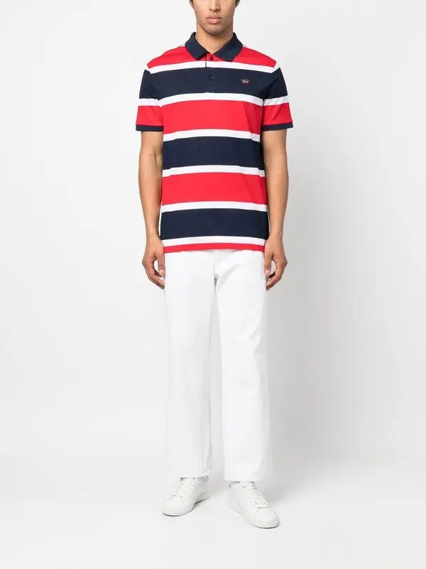 Paul & Shark Logo-patch Polo Shirt