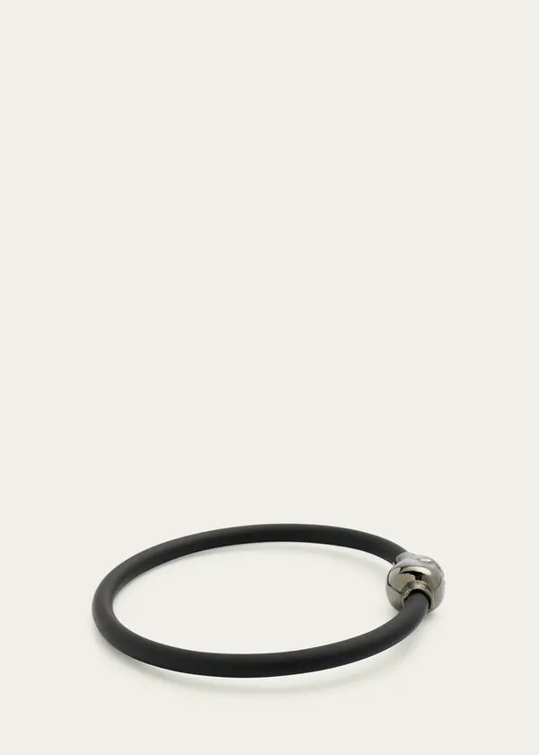 Alexander McQueen Rubber Cord Skull Bracelet