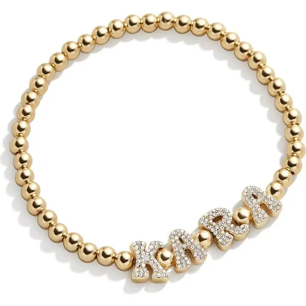 Baublebar Pisa Custom Retro Stretch Bracelet - Gold