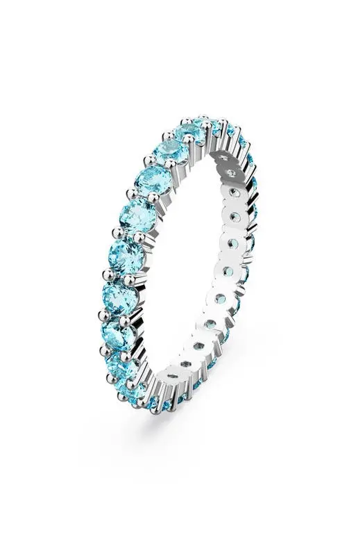 SWAROVSKI Matrix Round Crystal Ring - Blue