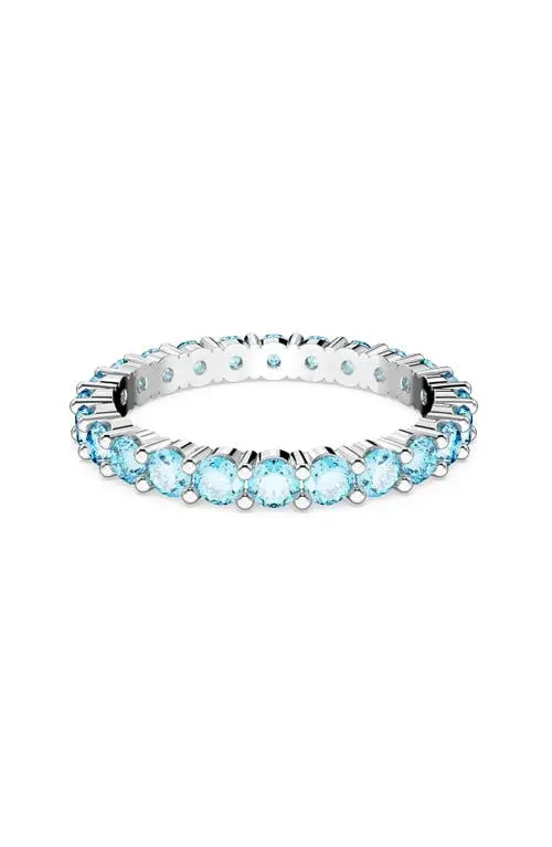 SWAROVSKI Matrix Round Crystal Ring - Blue