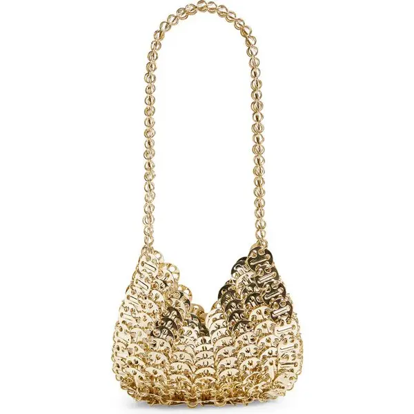 Rabanne 1969 Moon Shoulder Bag - P711 Light Gold