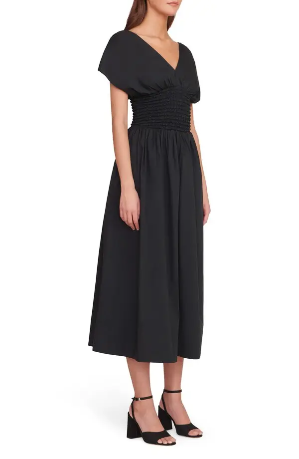 staud jackson midi dress Staud Jackson Midi-Dress