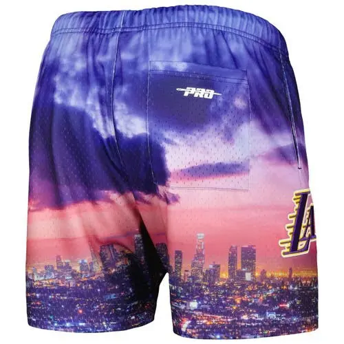 PRO STANDARD Los Angeles Lakers Cityscape Shorts