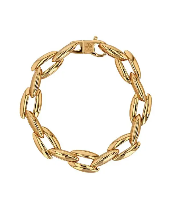 ANINE BING Oval Link Bracelet - Gold
