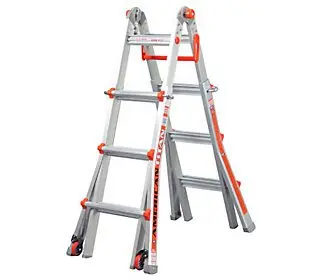 LITTLE GIANT 18-in-1 15' Ladder W/wheel Kit & W Ork Platform - One-color