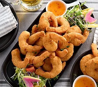 EGG HARBOR 6-lbs Breaded Colossal Shrimp With Sauce - One-color