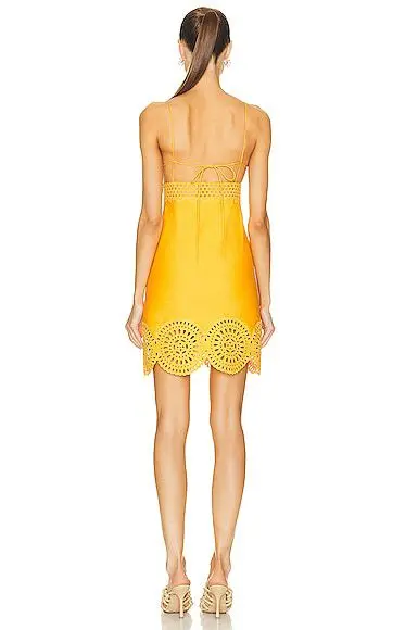 Stella McCartney Mini Dress In Yellow