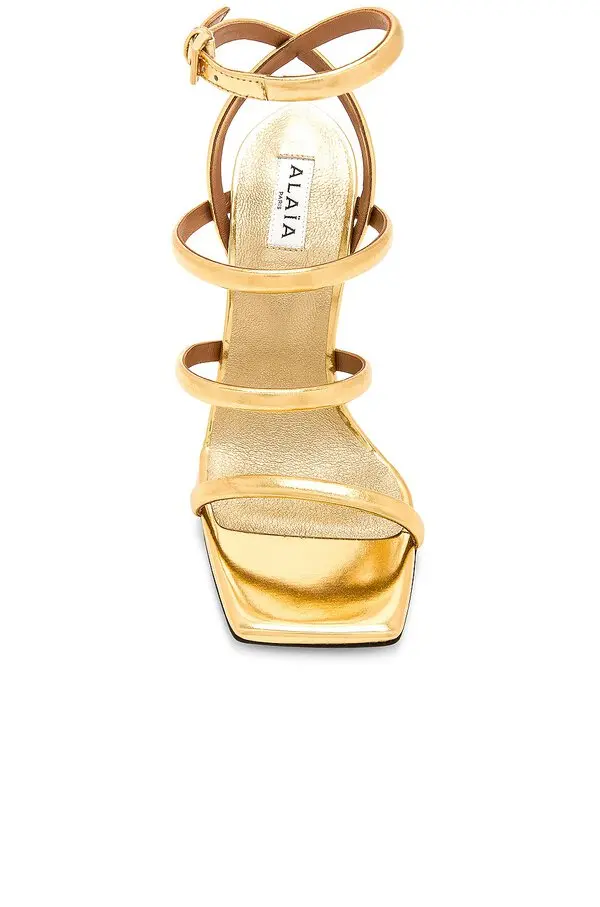 Alaïa Perfo Sandal 10 - Or
