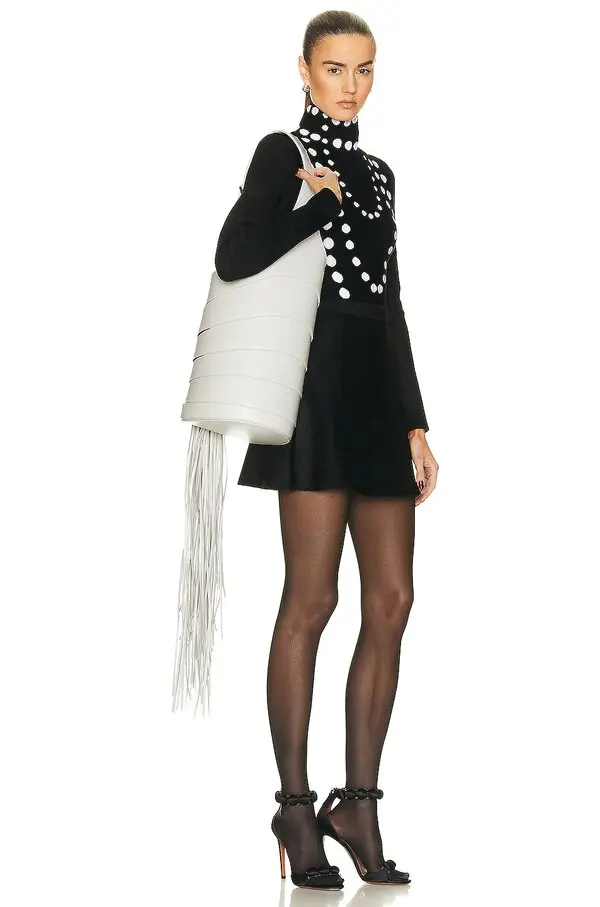 Alaïa - Medium Babel Fringe Hobo Bag