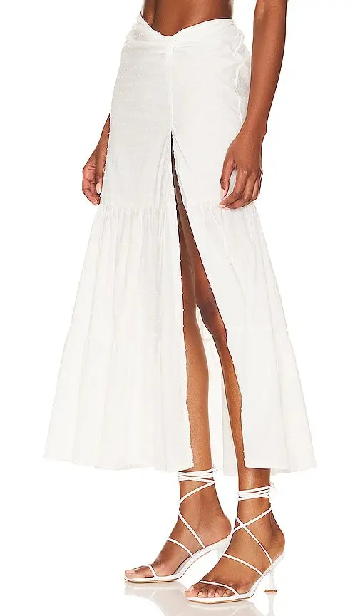 Peixoto Valentina Maxi Skirt - White Lotus